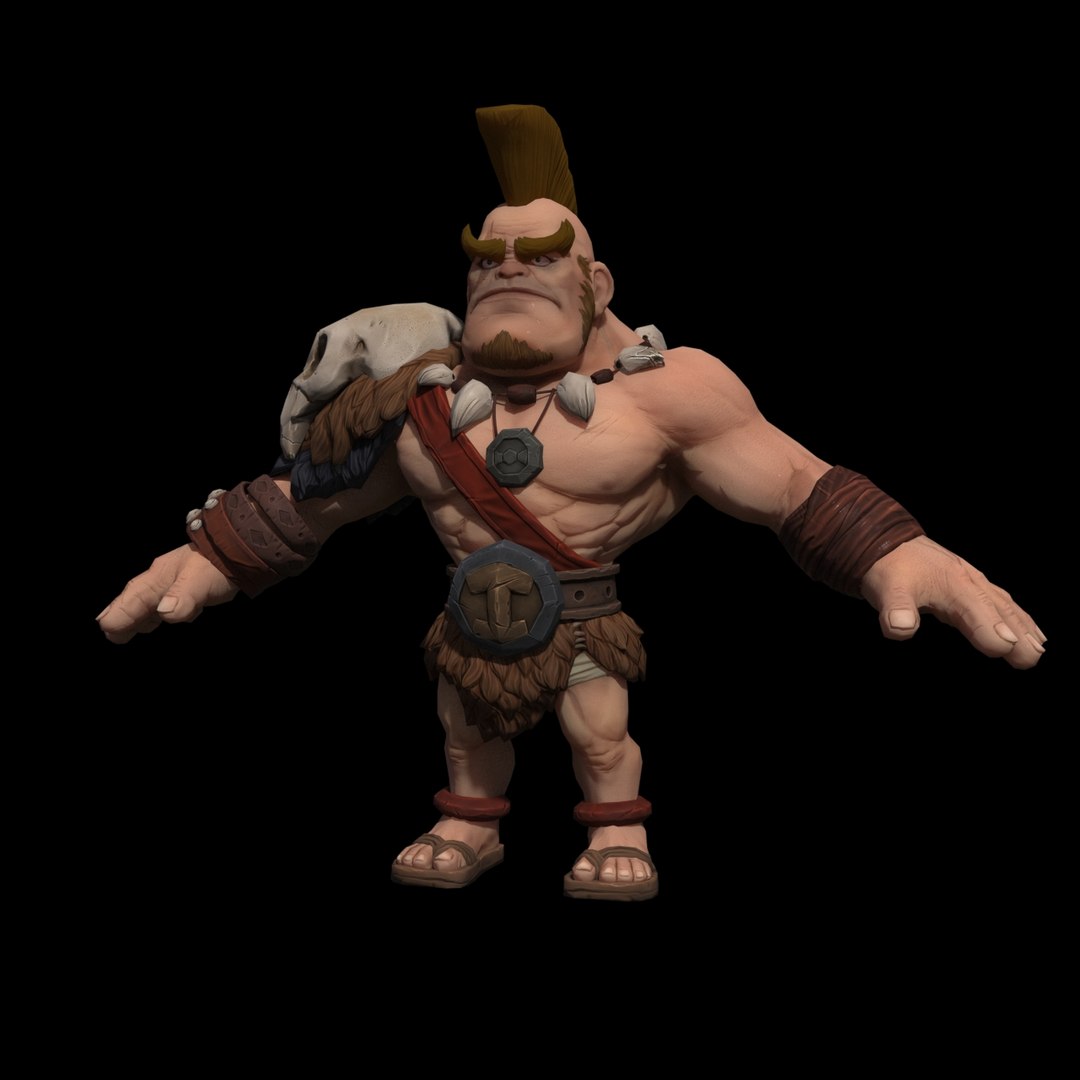 Free Conan Rig Character 3D Model - TurboSquid 1182019