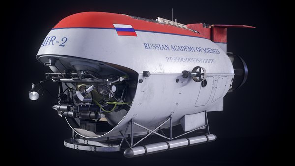 3D Submersible MIR-2 Deep Ocean Research Laboratory PBR - TurboSquid ...