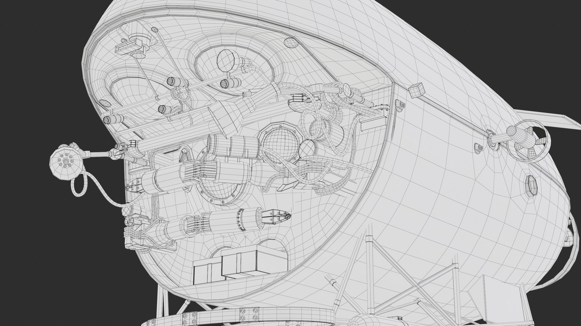 3D Submersible MIR-2 Deep Ocean Research Laboratory PBR - TurboSquid ...