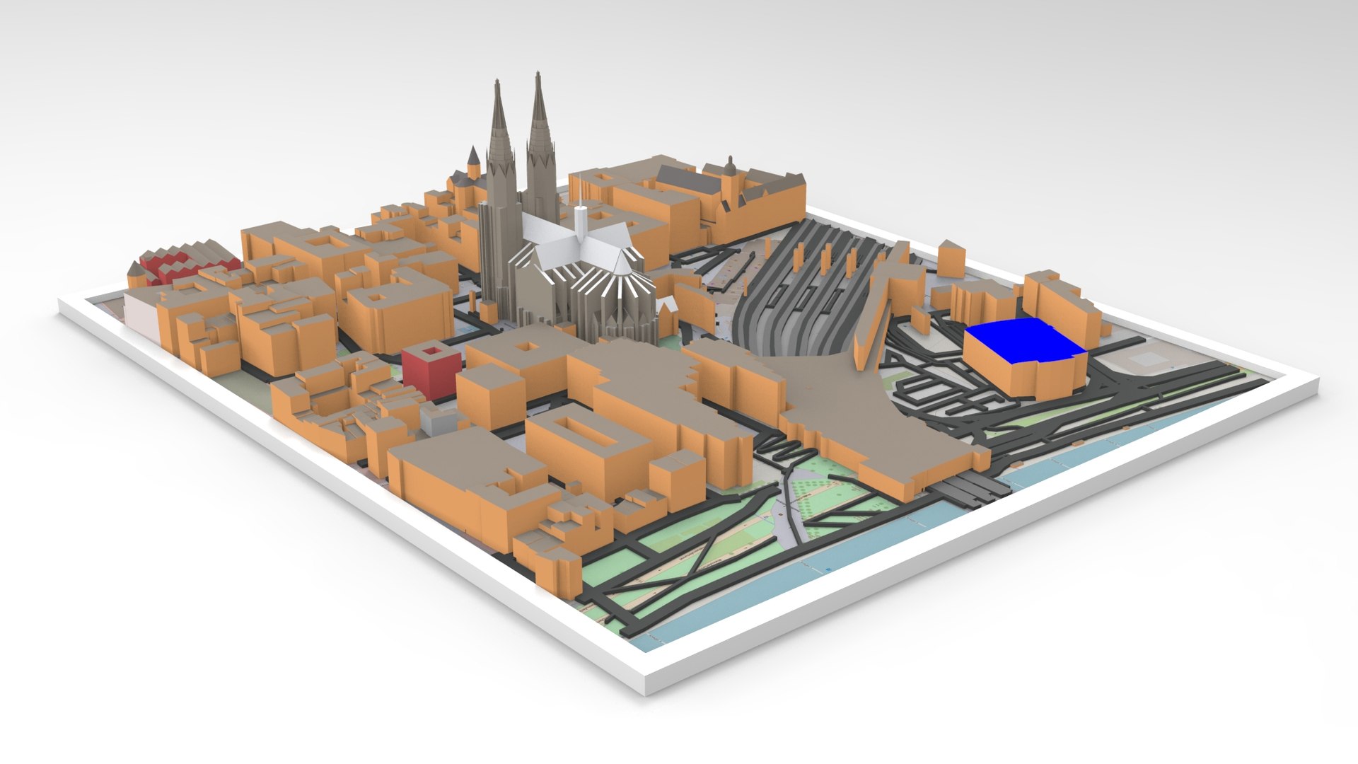 3D Model Cologne Cathedral Germany - TurboSquid 2220040