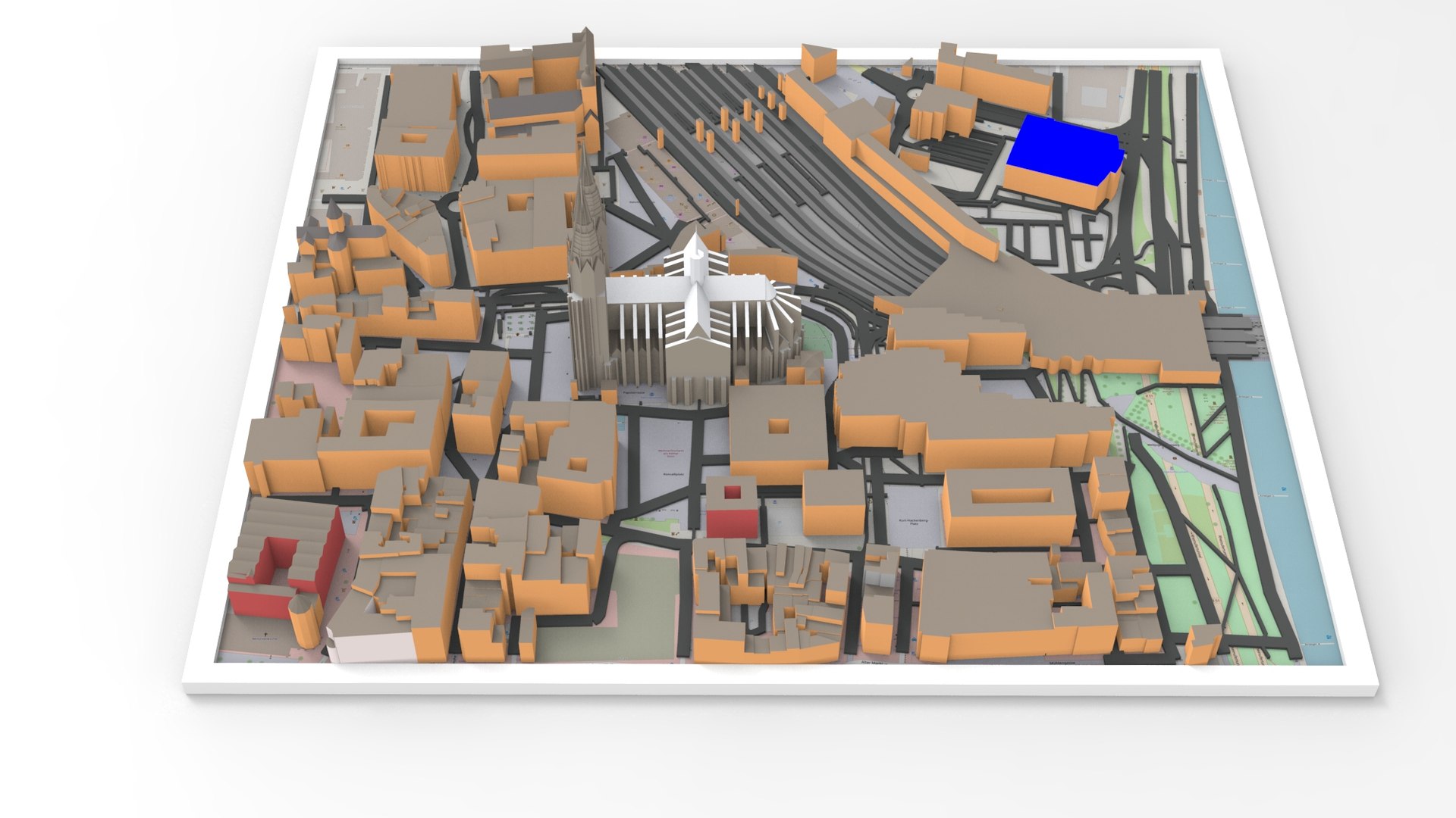 3D Model Cologne Cathedral Germany - TurboSquid 2220040