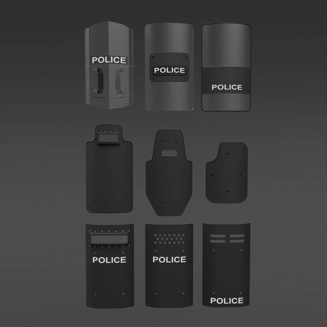 3D Police Shield - TurboSquid 1981295