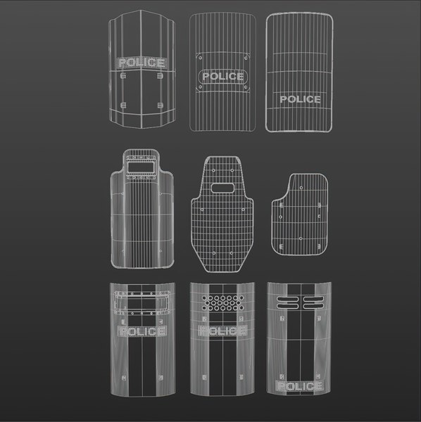 3D Police Shield - TurboSquid 1981295