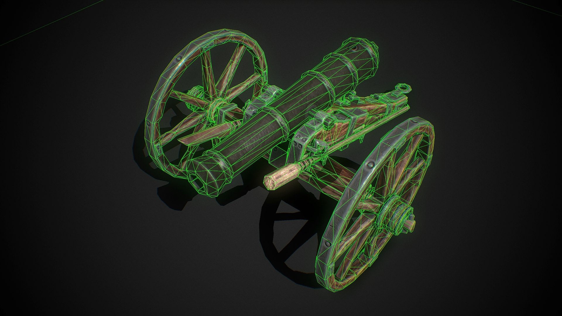 3D 9 POUNDER GUN 2 - ALL COLOR - TurboSquid 2018338