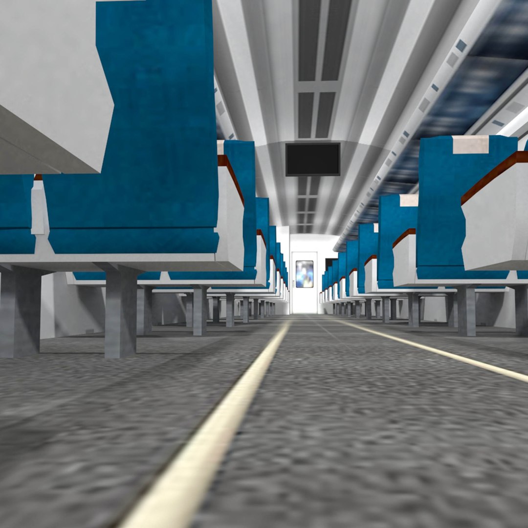 Low Poly Executive Train Wagon Interior 3D Model - TurboSquid 2214371