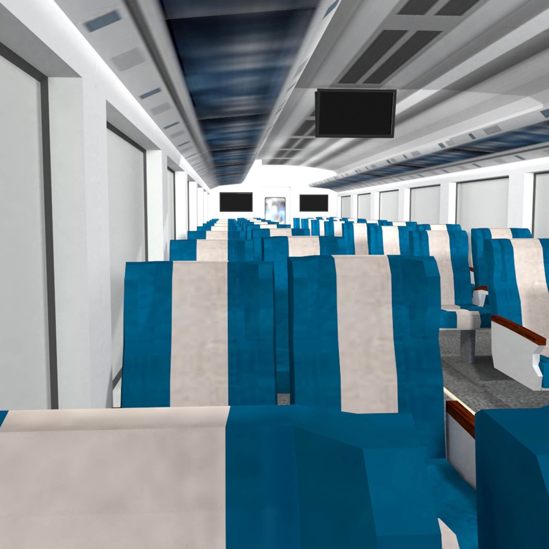 Low Poly Executive Train Wagon Interior 3D Model - TurboSquid 2214371
