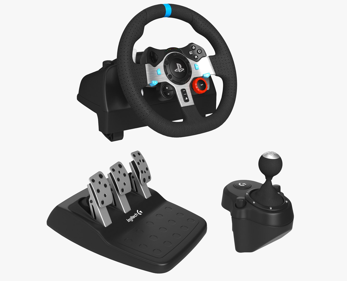 Racing Steering Wheel Controller Collection 3D Model - TurboSquid 1802847