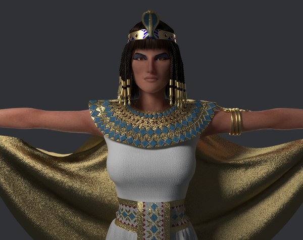 3D cleopatra woman historical - TurboSquid 1527593