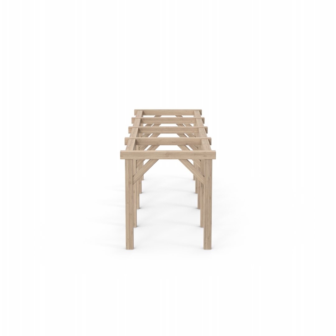 Wooden Mine Supports 3D - TurboSquid 2299310