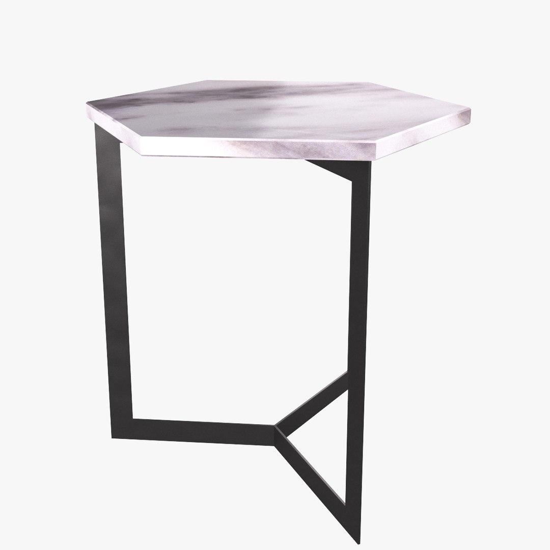 Hex Table 3D | 1145203 | TurboSquid