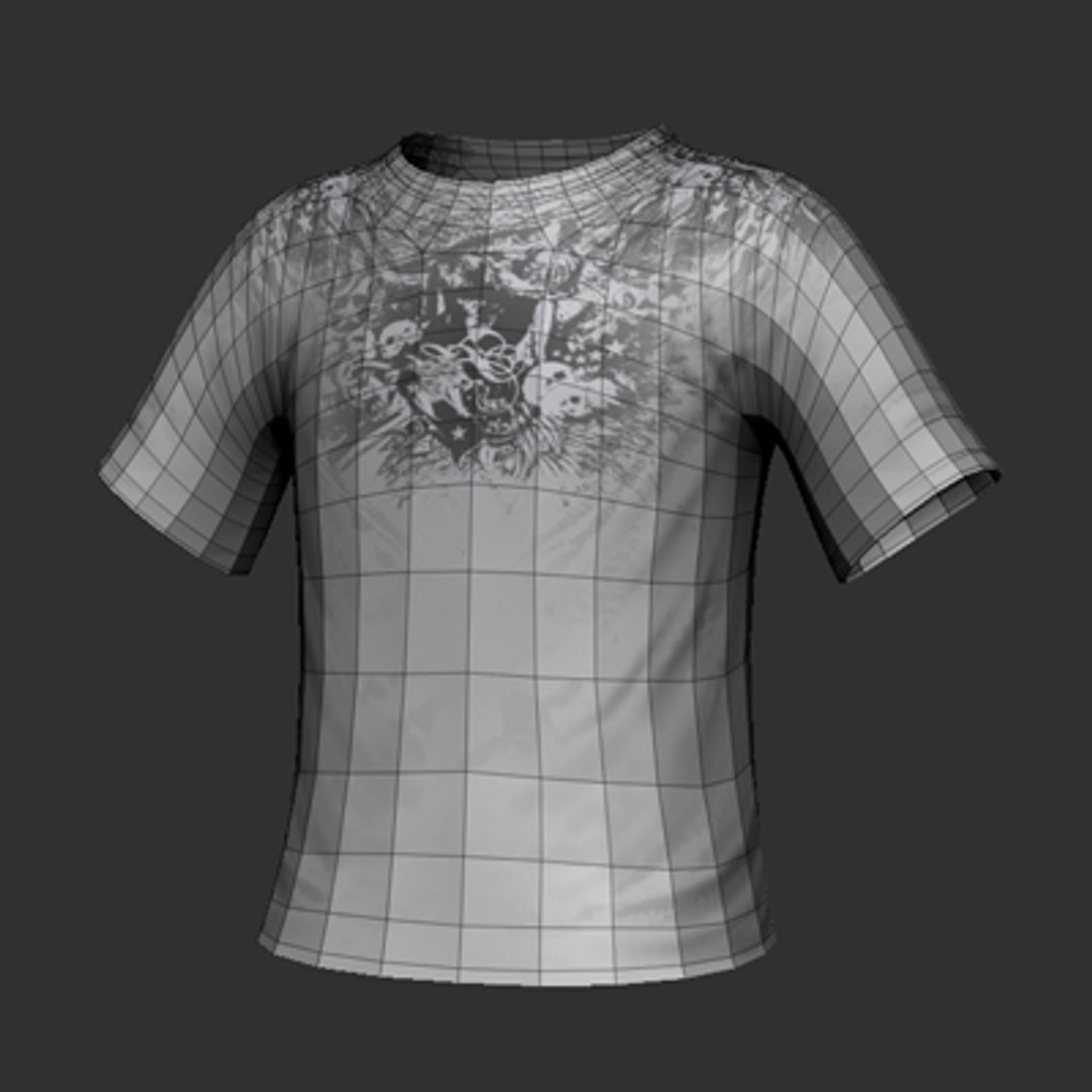 3d model shirt design