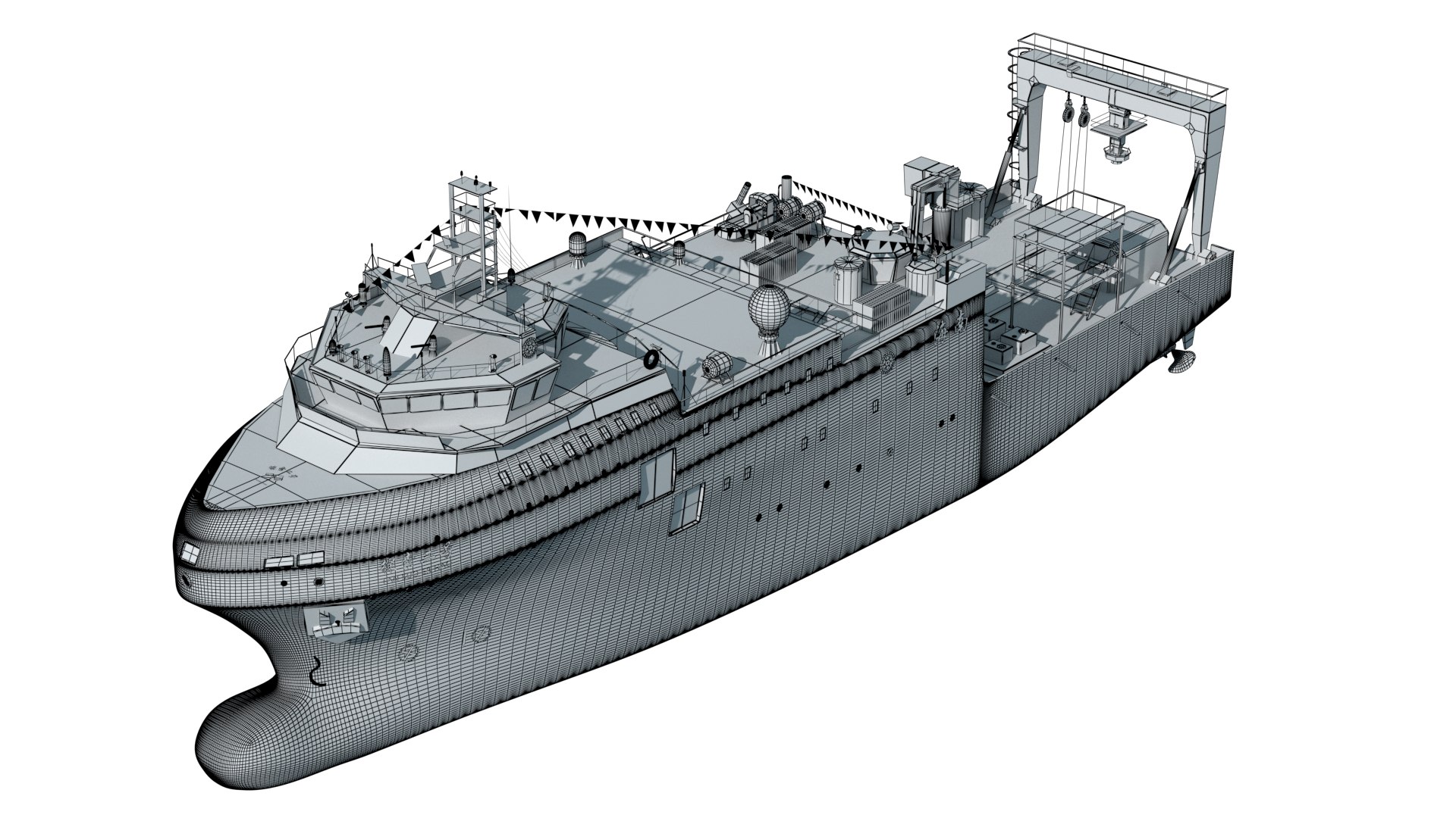 China Discovery II Scientific Research Ship 3D Model - TurboSquid 1800686