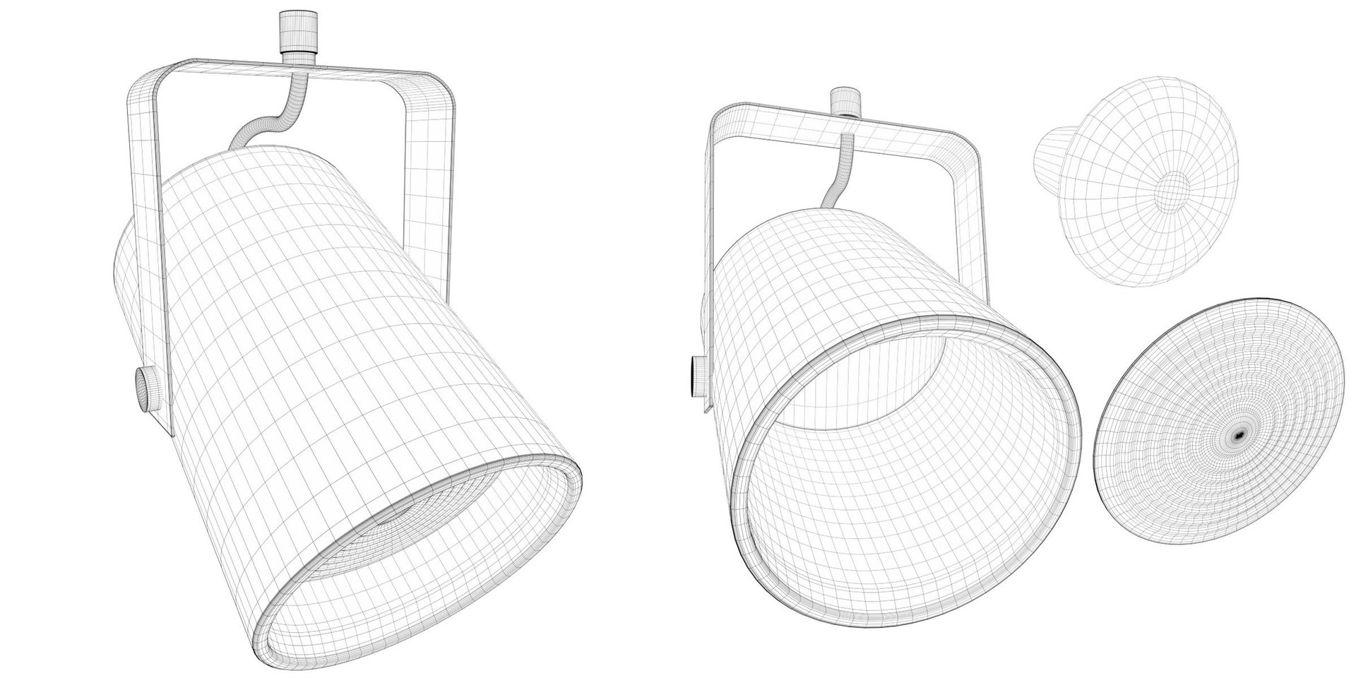 3d Model Tv Studio Spot Light
