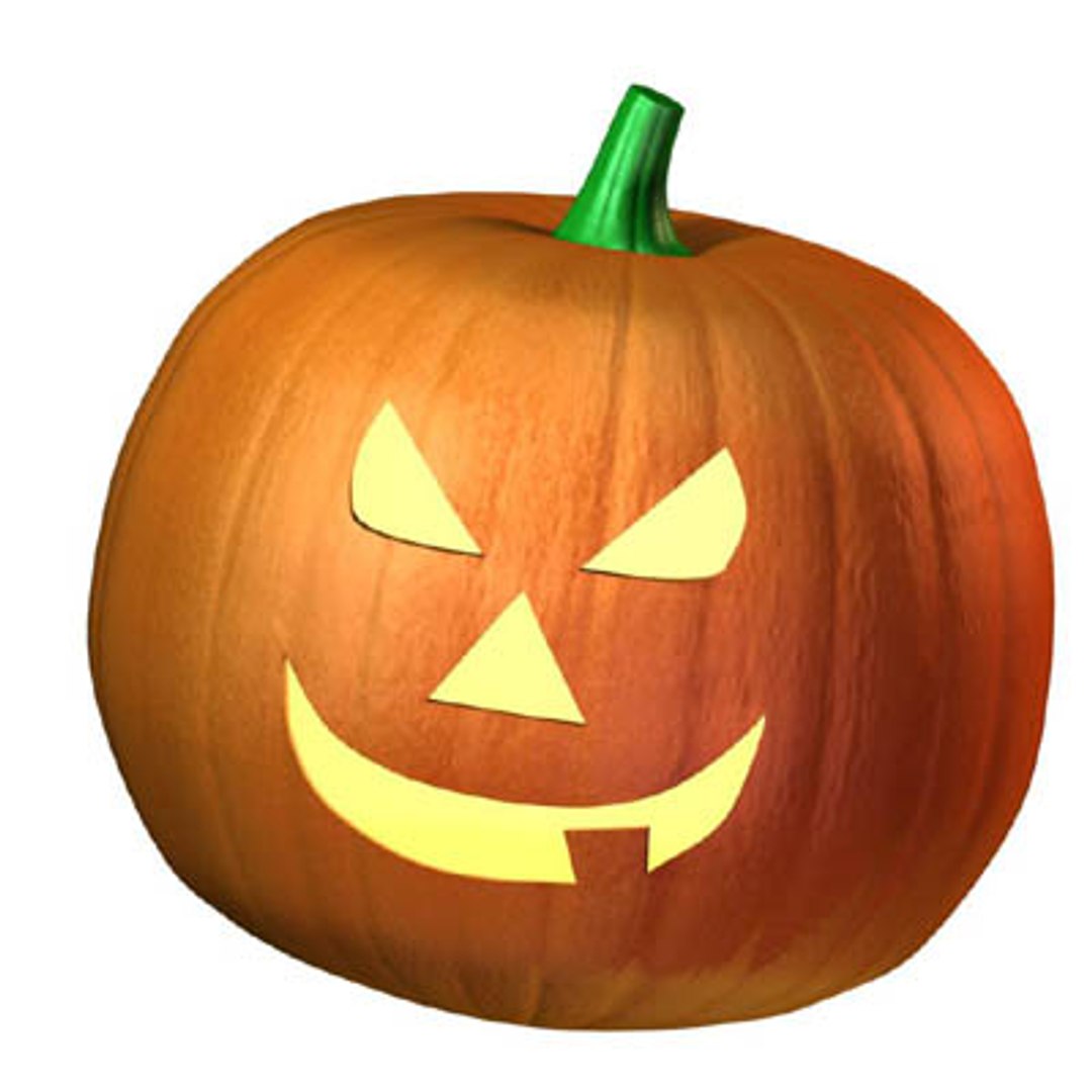 3d model of seasonal pumpkin
