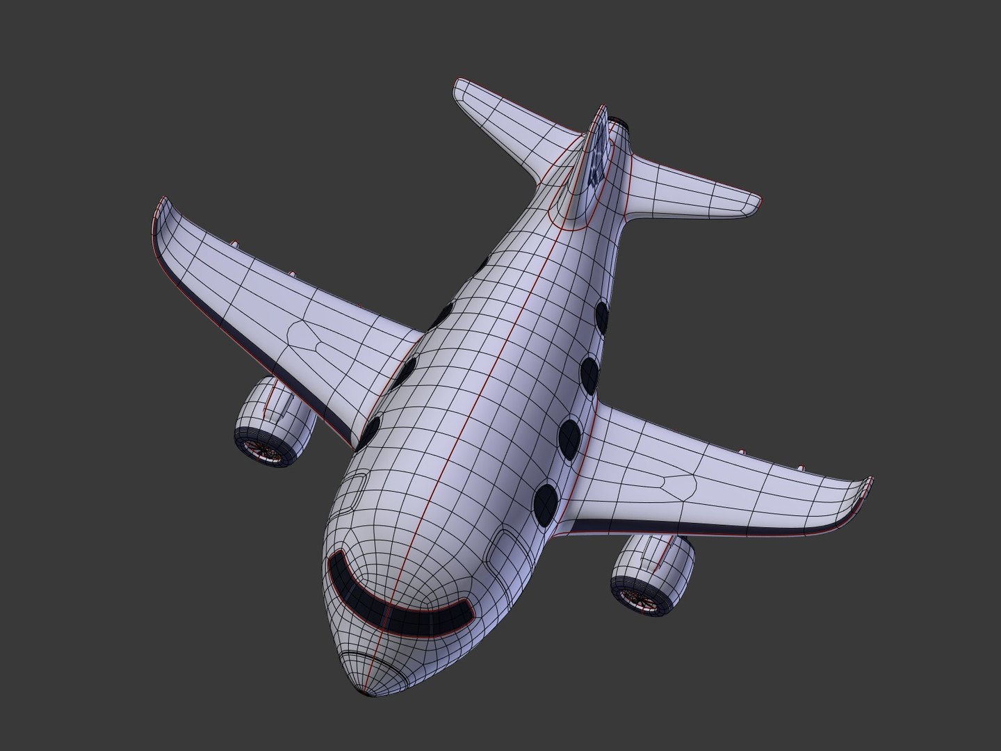 3D Plane Cartoon Model - TurboSquid 1421843