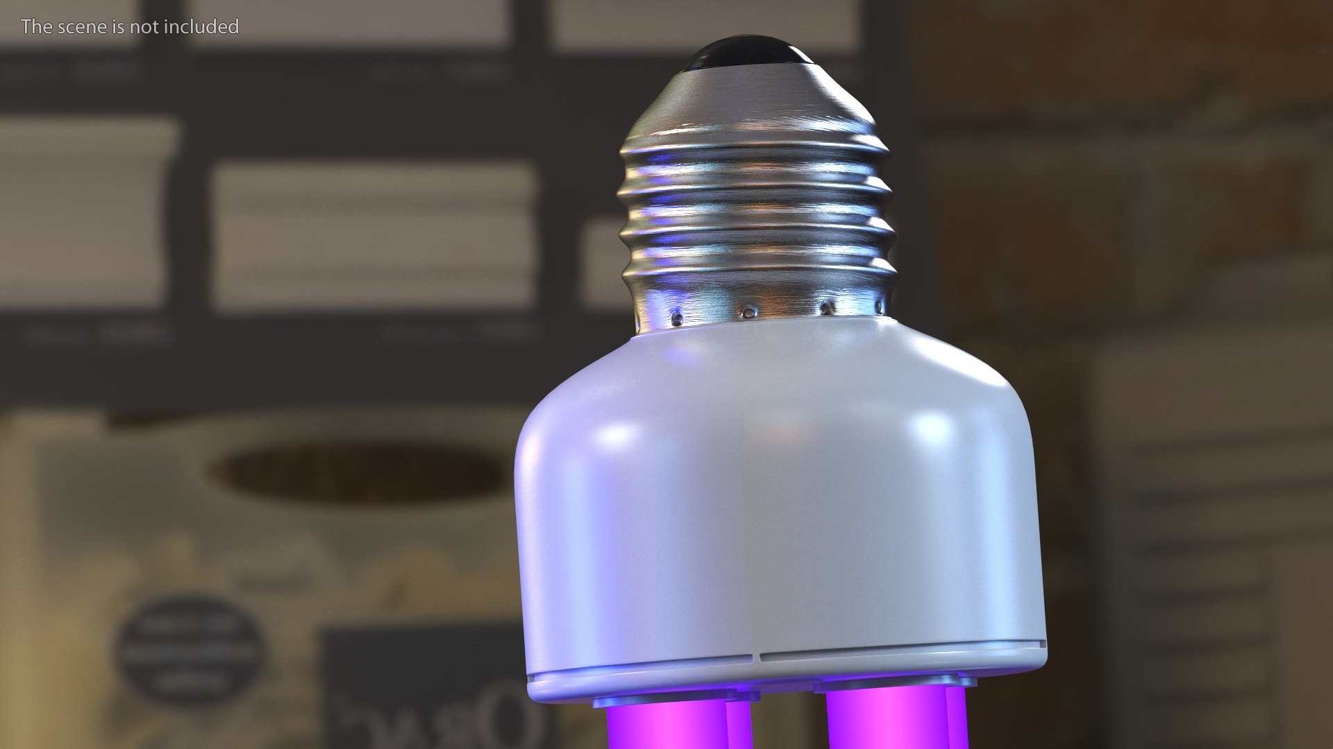 Ultraviolet Light Bulb Lamp Fluorescent 3D Model - TurboSquid 2131779