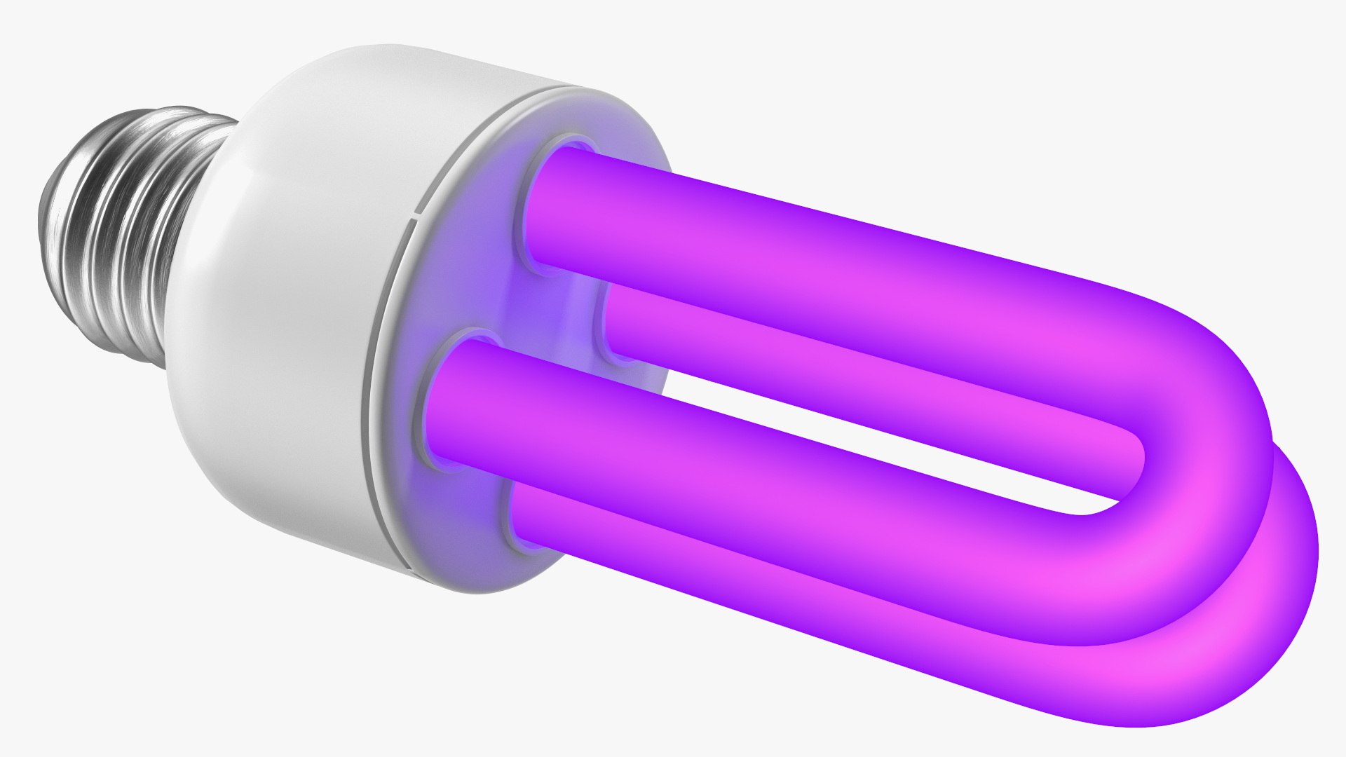 Ultraviolet Light Bulb Lamp Fluorescent 3D Model - TurboSquid 2131779