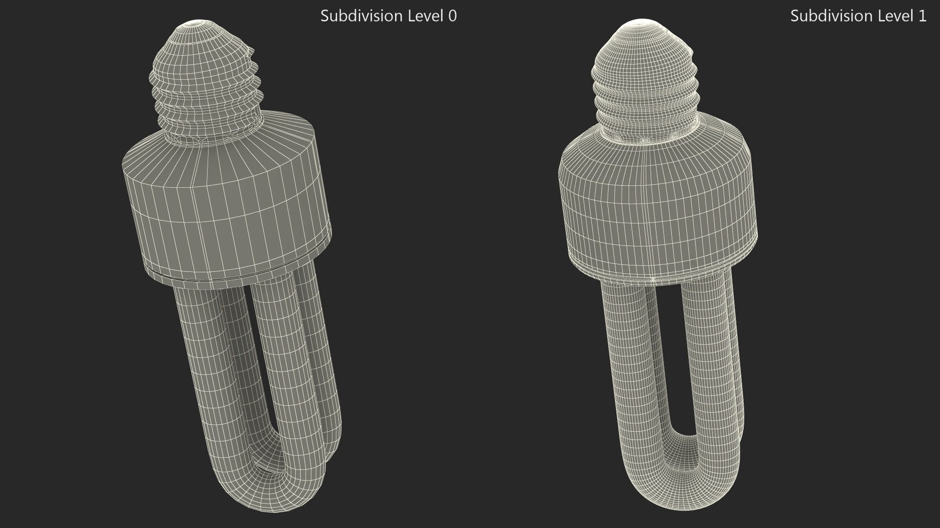 Ultraviolet Light Bulb Lamp Fluorescent 3D Model - TurboSquid 2131779