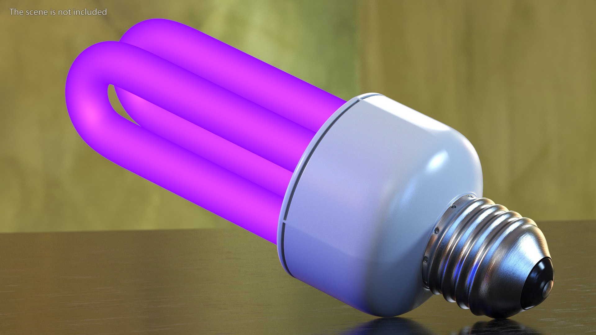 Ultraviolet Light Bulb Lamp Fluorescent 3D Model - TurboSquid 2131779