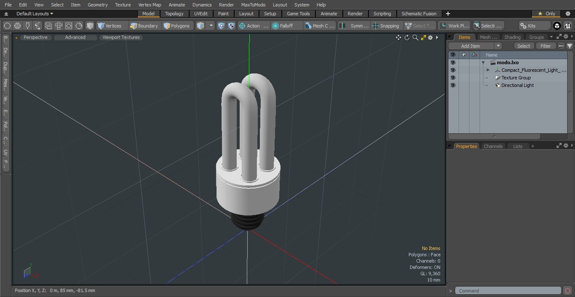 Ultraviolet Light Bulb Lamp Fluorescent 3D Model - TurboSquid 2131779