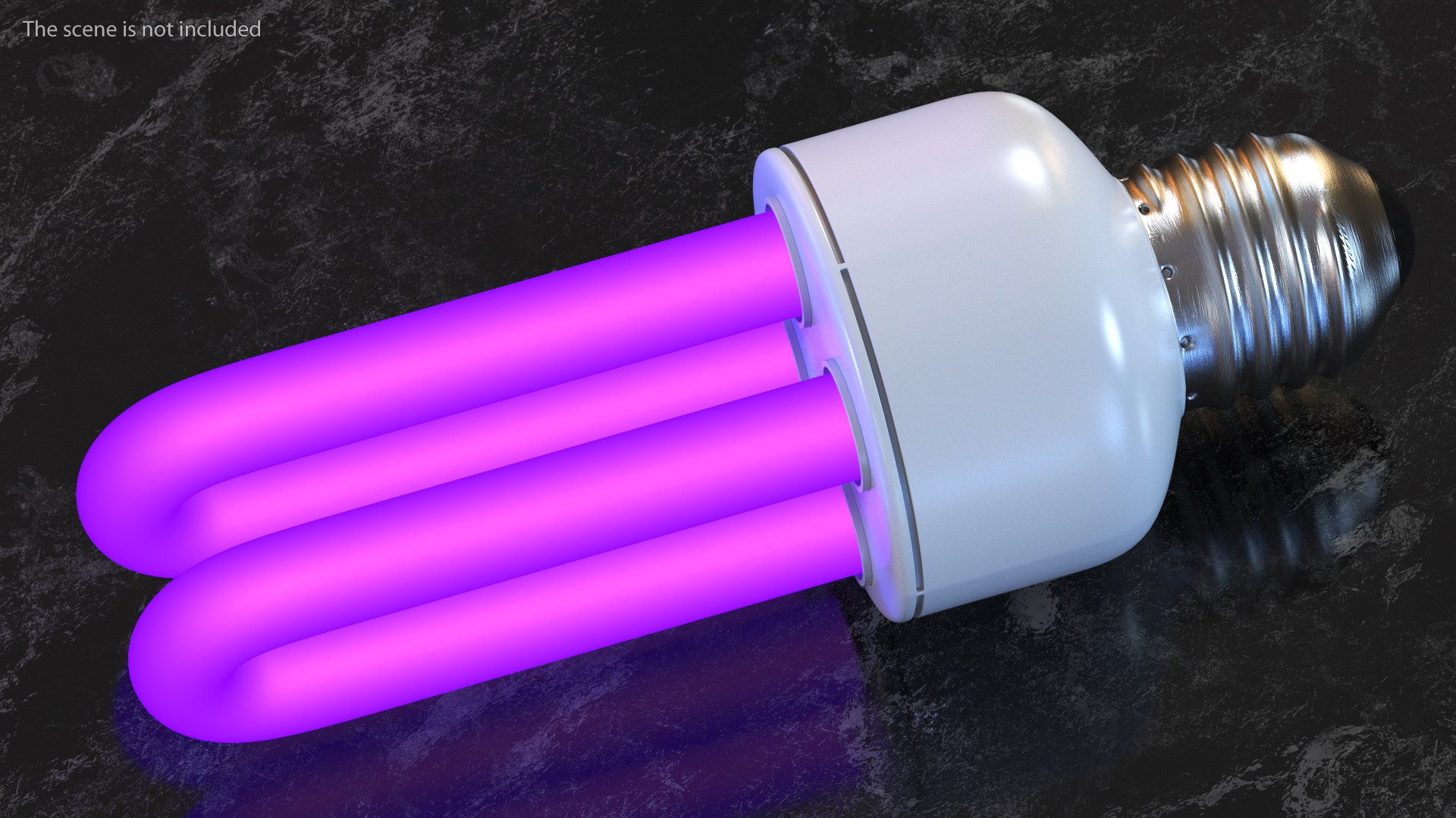 Ultraviolet Light Bulb Lamp Fluorescent 3D Model - TurboSquid 2131779