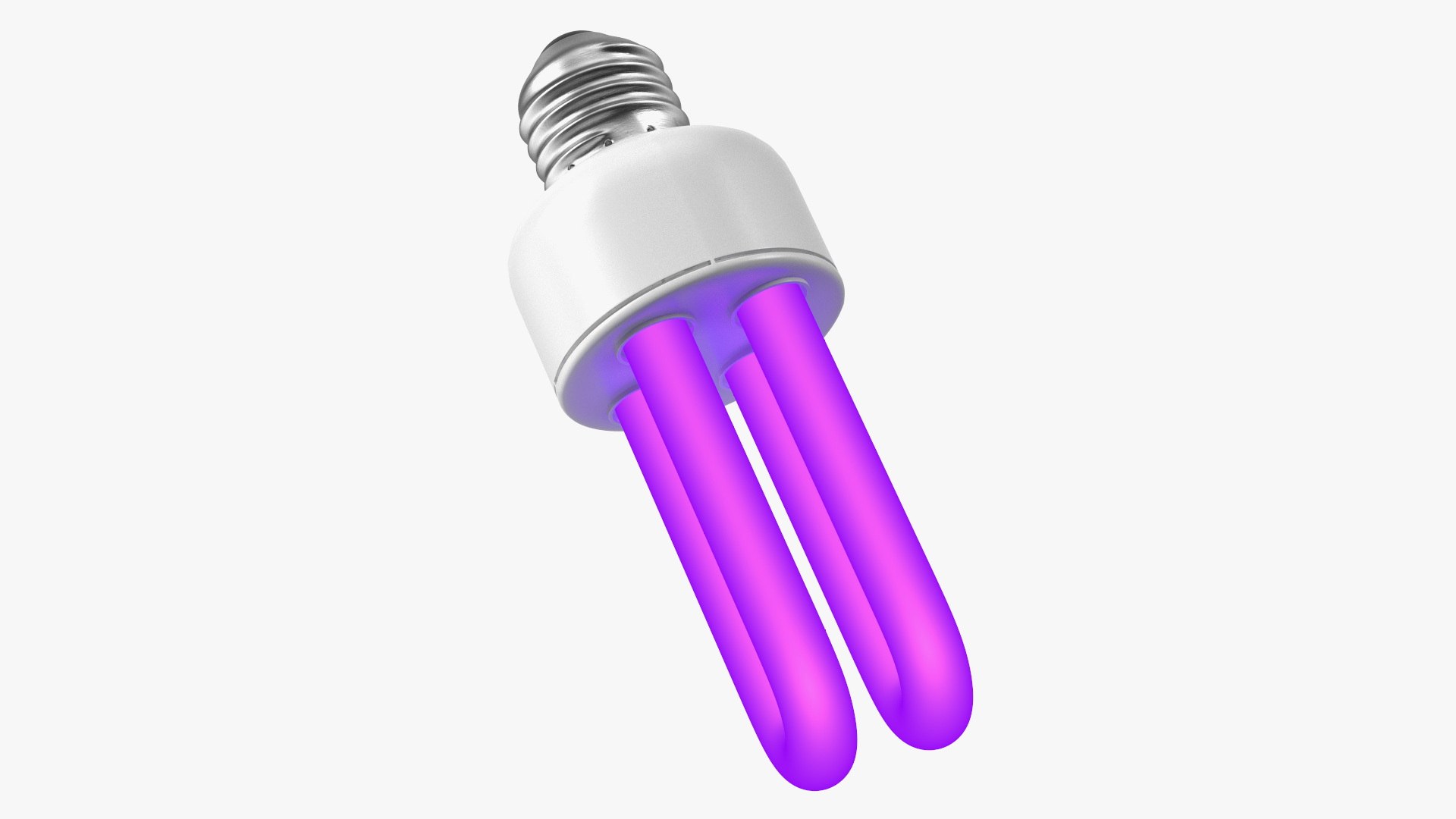 Ultraviolet Light Bulb Lamp Fluorescent 3D Model - TurboSquid 2131779