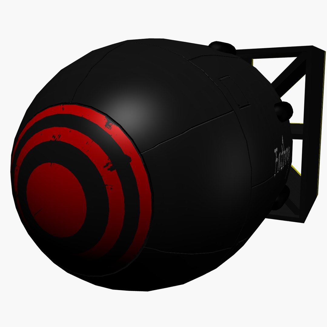 3d Model Bomb Fatboy Scheme