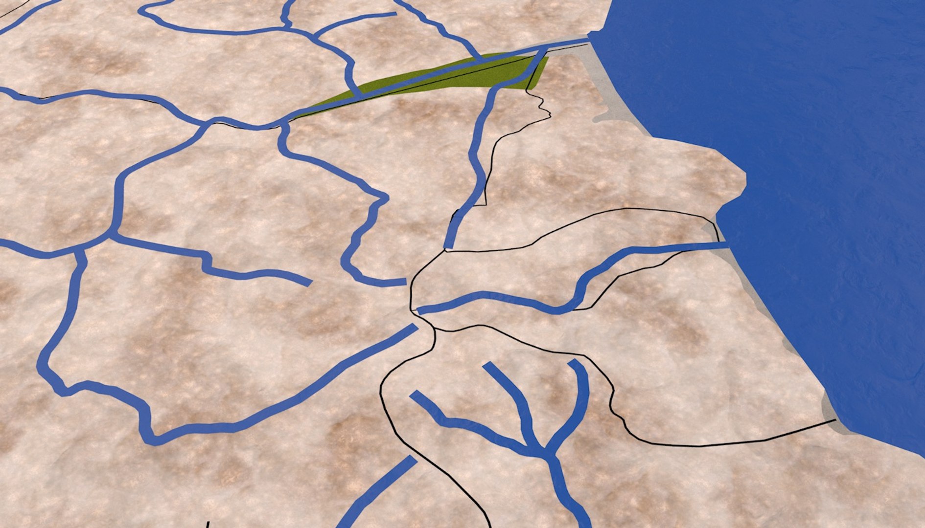 3D Muscat Roads Street - TurboSquid 1430720