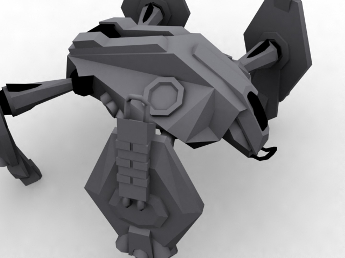 4 Walker Mech 3d Model