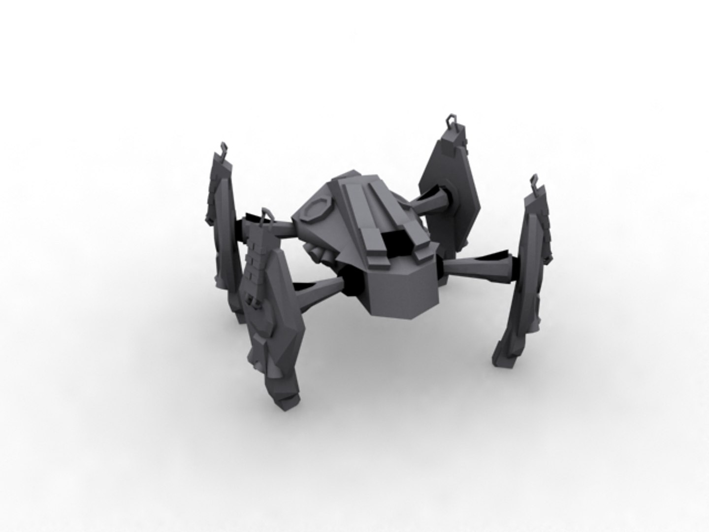 4 Walker Mech 3d Model