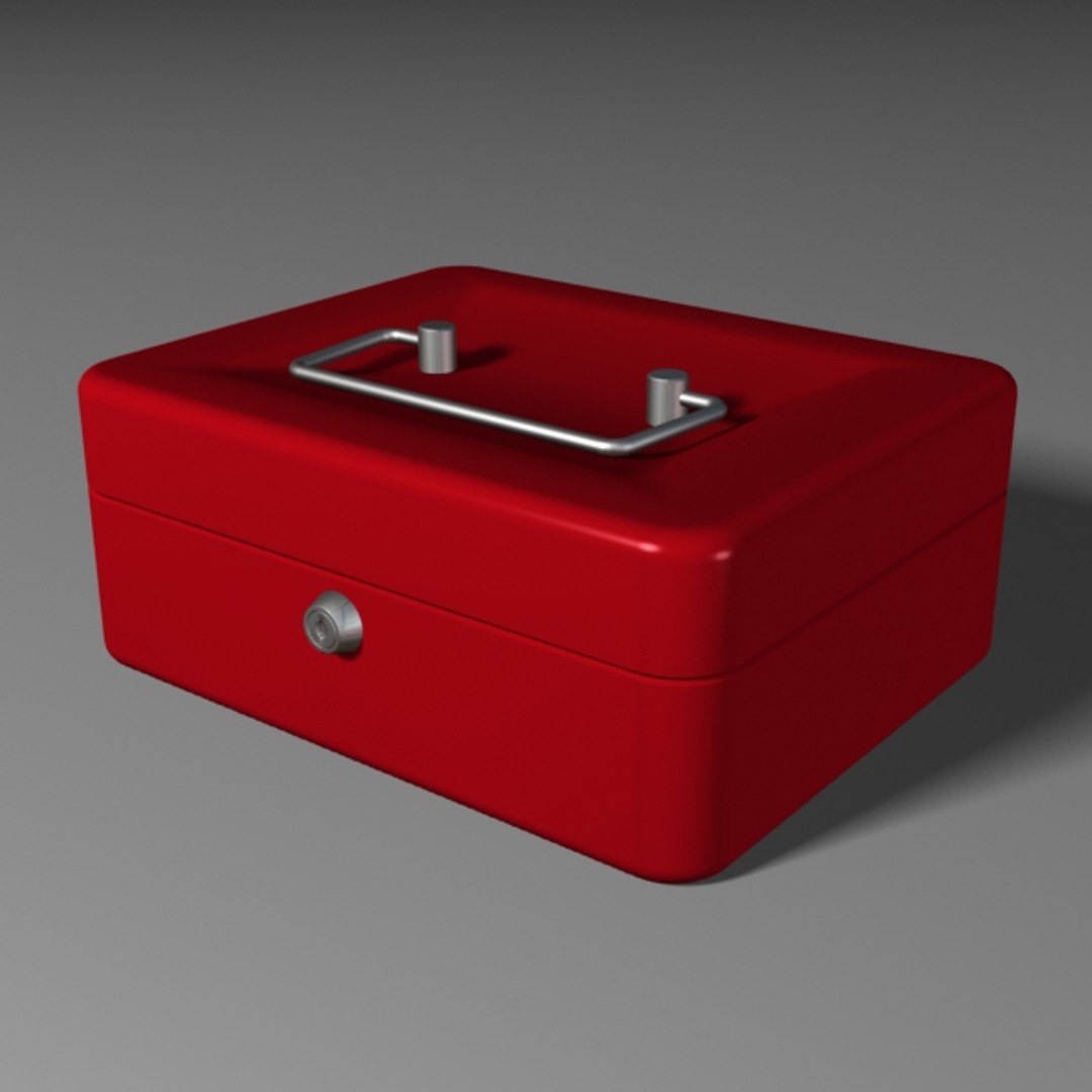 Cash Box 3d Model