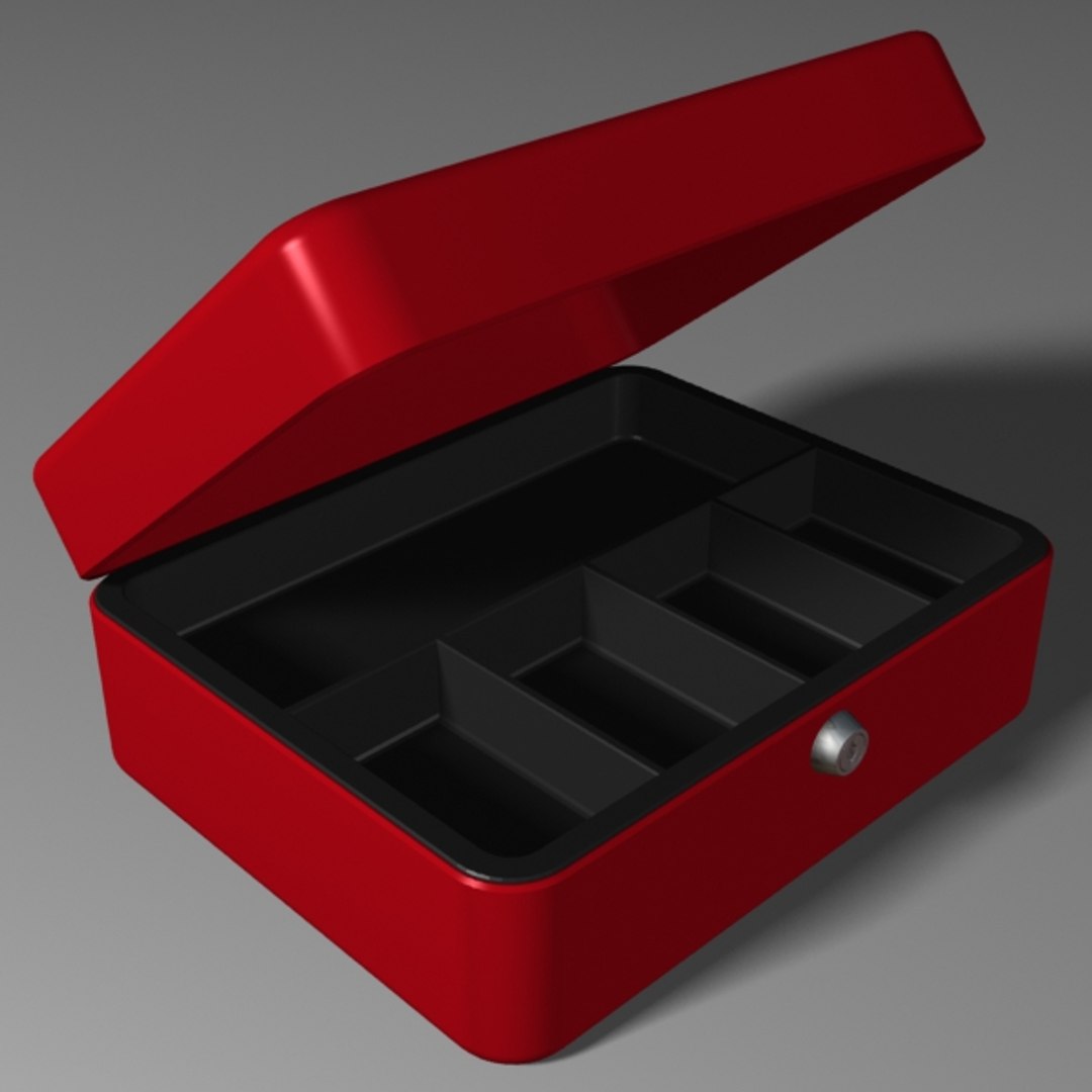 Cash Box 3d Model