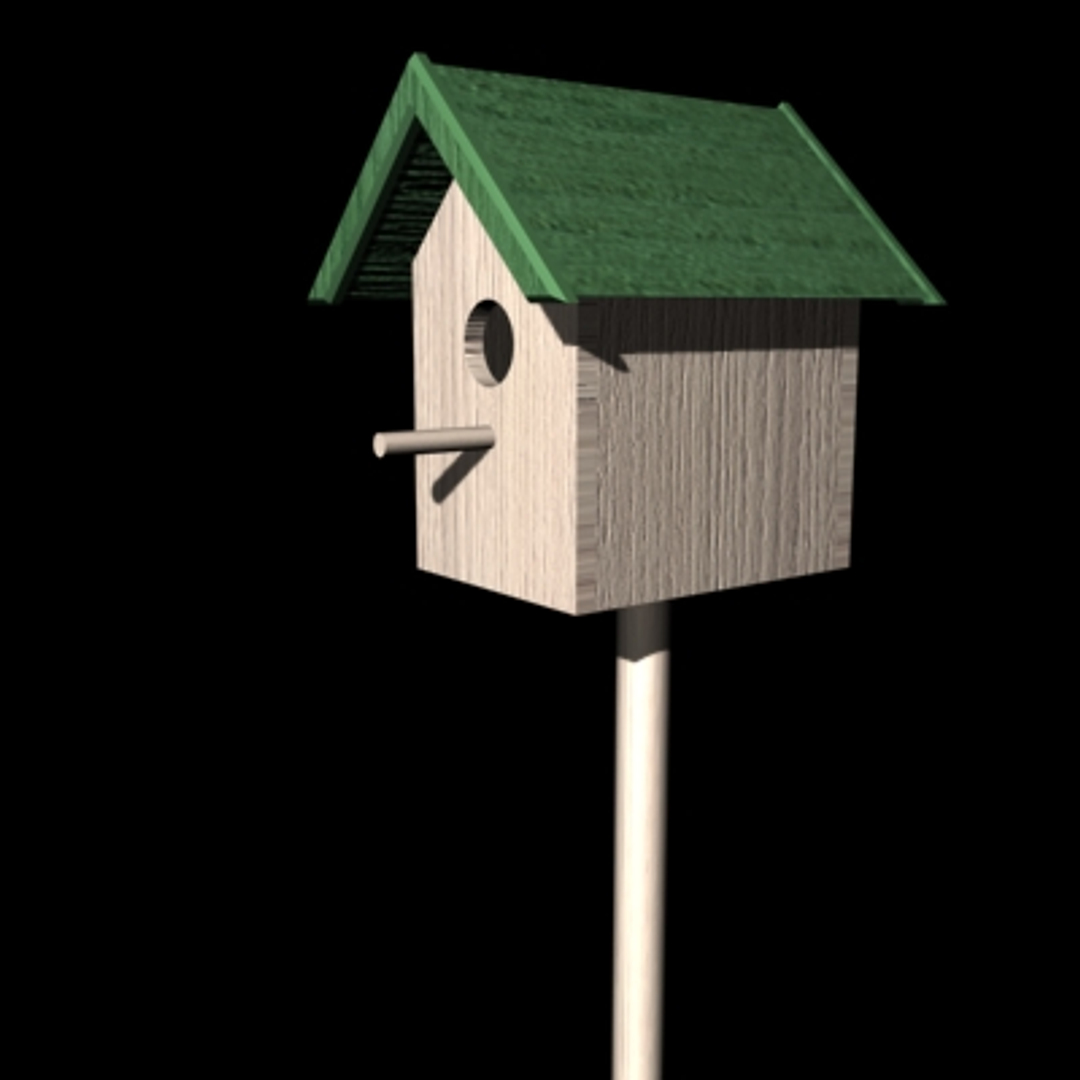 free max model backyard bird house
