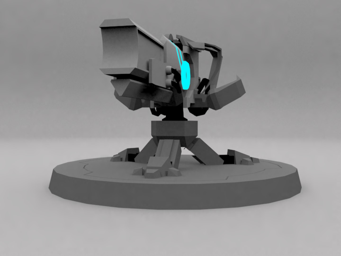 3ds Max Laser Turret