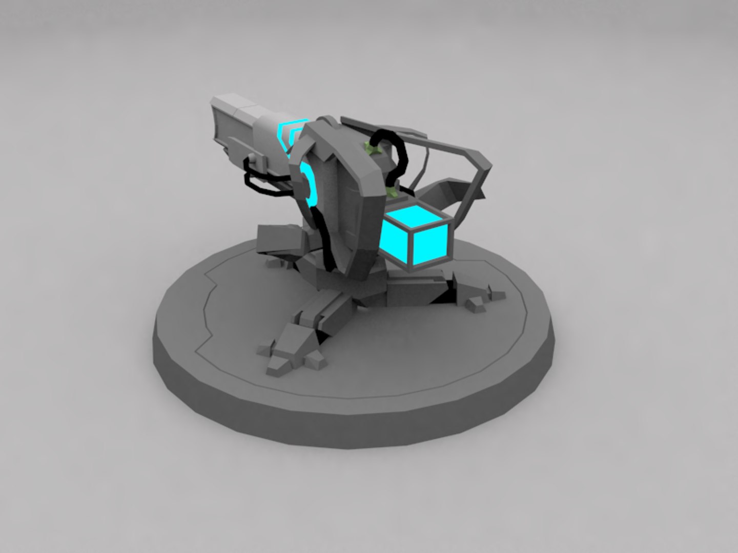 3ds Max Laser Turret