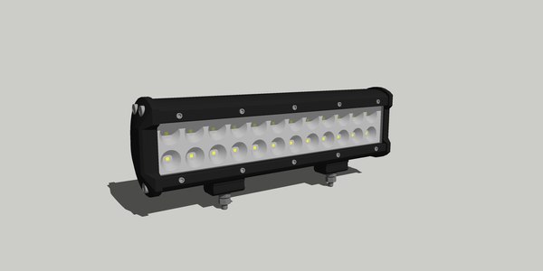 Led bar light rigid 3D model - TurboSquid 1552233