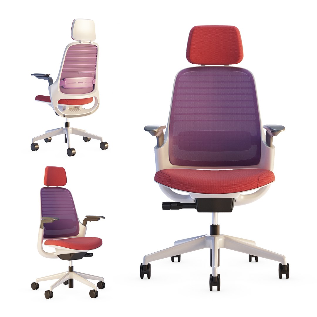 3D Model Steelcase Series1 Office Chair - TurboSquid 1635719