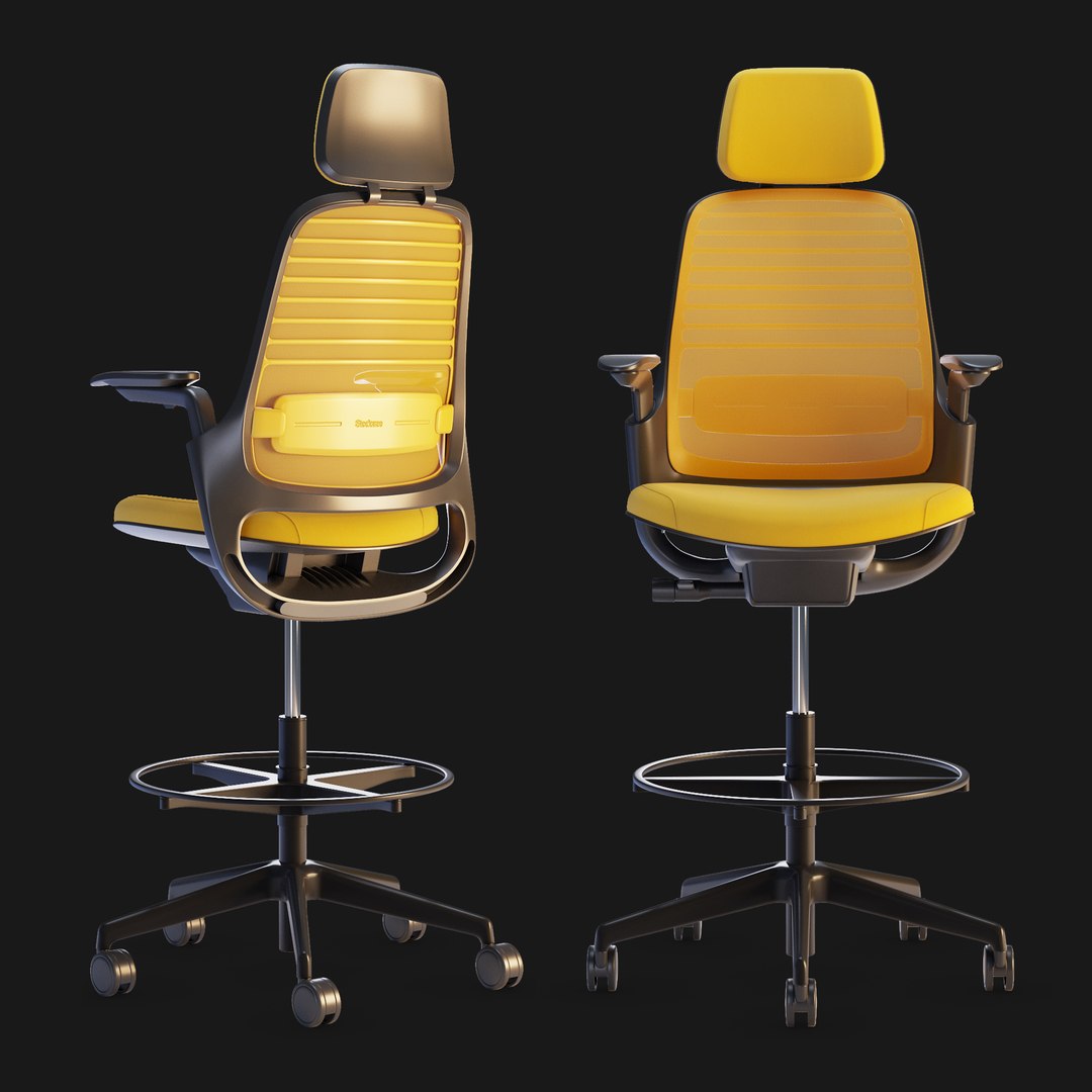 3D Model Steelcase Series1 Office Chair - TurboSquid 1635719