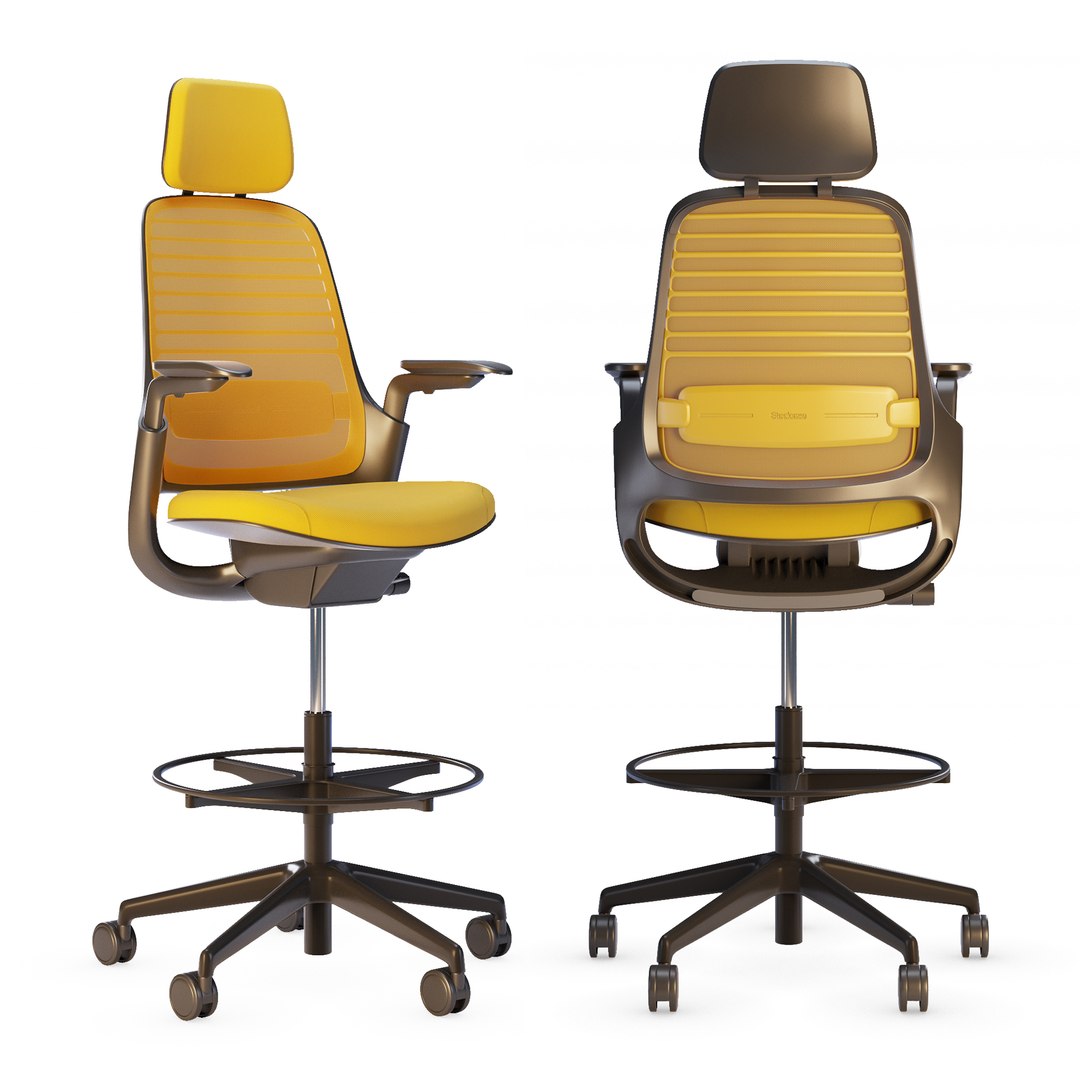3D Model Steelcase Series1 Office Chair - TurboSquid 1635719