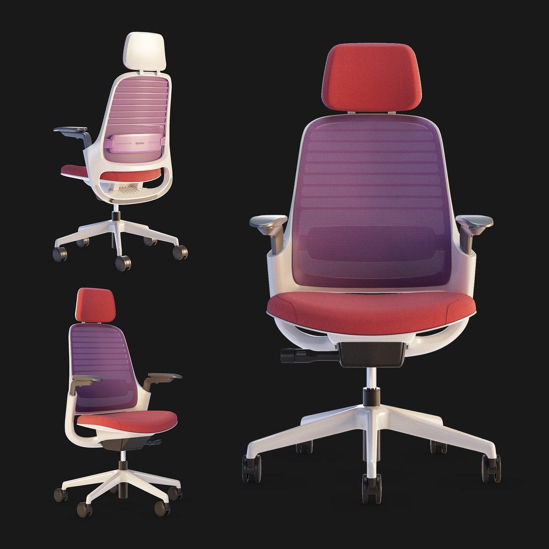 3D Model Steelcase Series1 Office Chair - TurboSquid 1635719