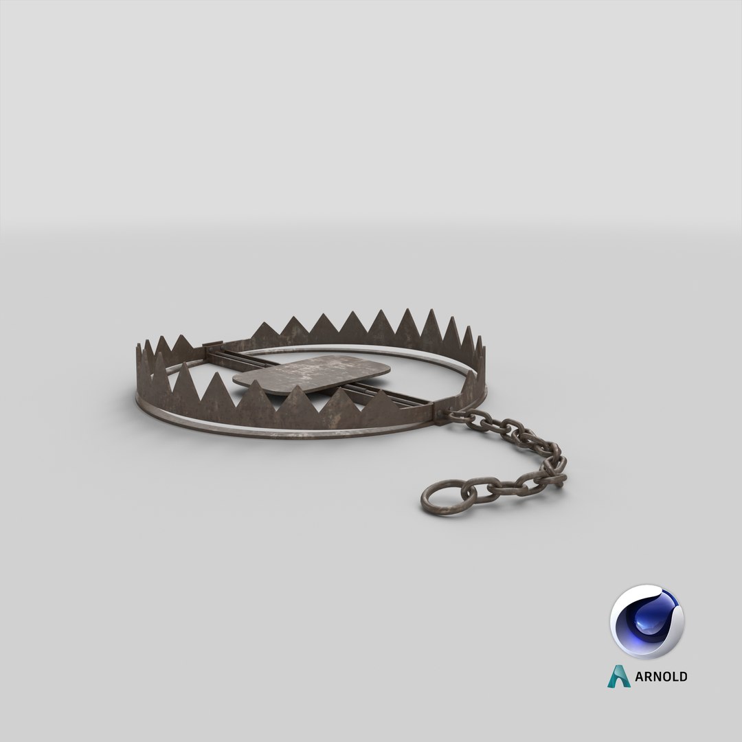 Bear Trap 02 3D Model - TurboSquid 2160680