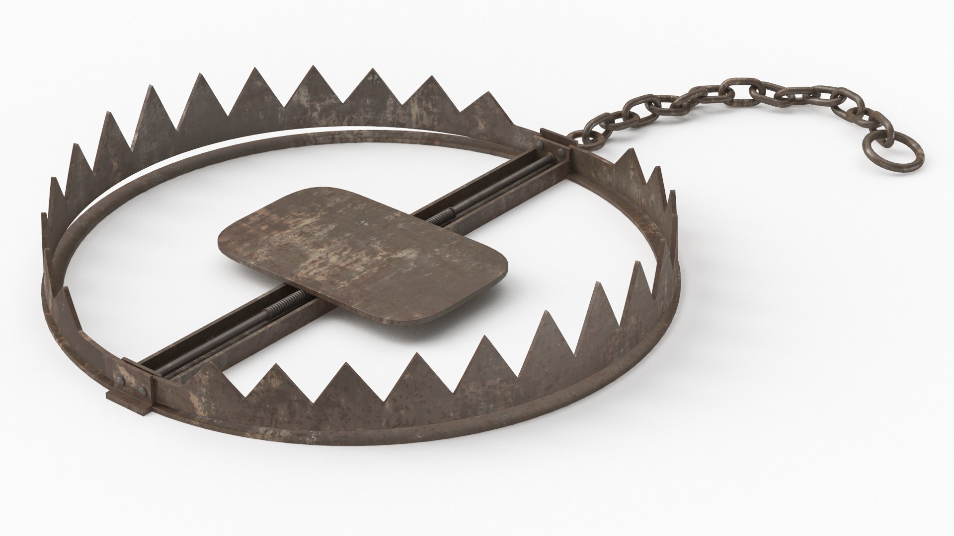 Bear Trap 02 3D Model - TurboSquid 2160680