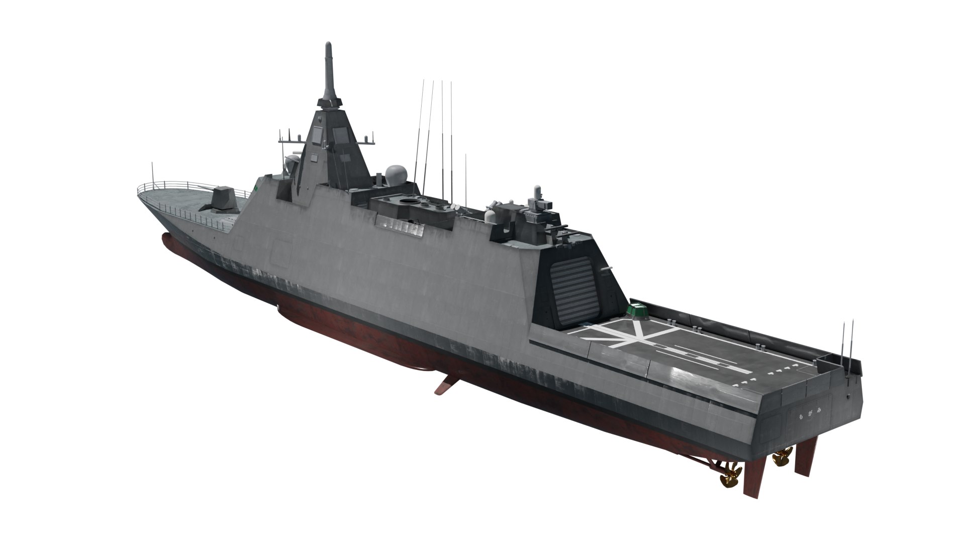 3D JMSDF Mogami Class Frigate - TurboSquid 2132641