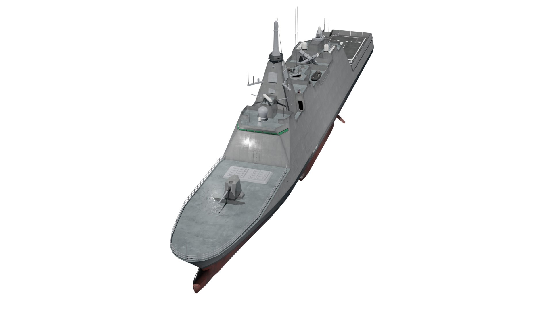 3D JMSDF Mogami Class Frigate - TurboSquid 2132641
