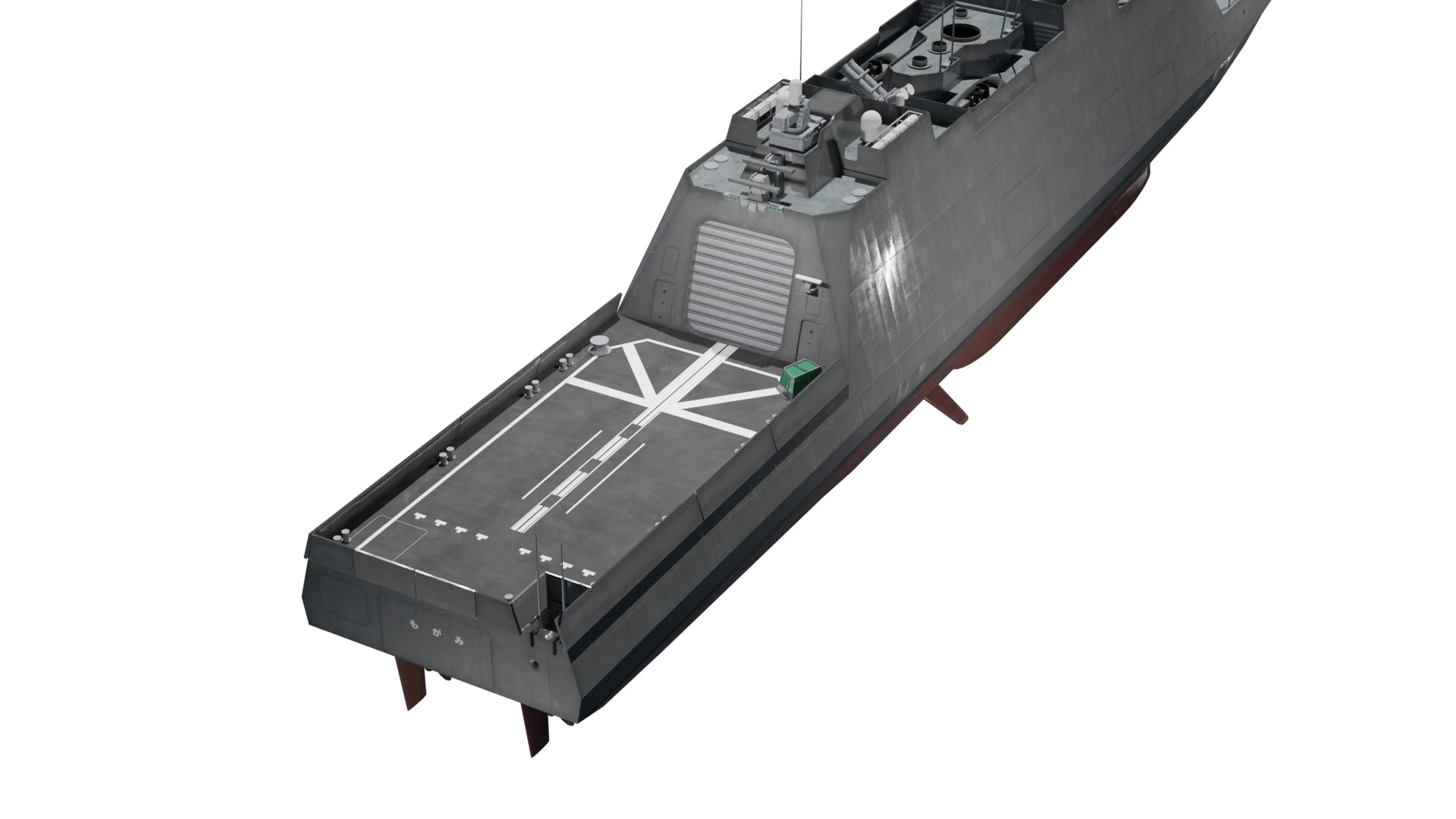 3D JMSDF Mogami Class Frigate - TurboSquid 2132641
