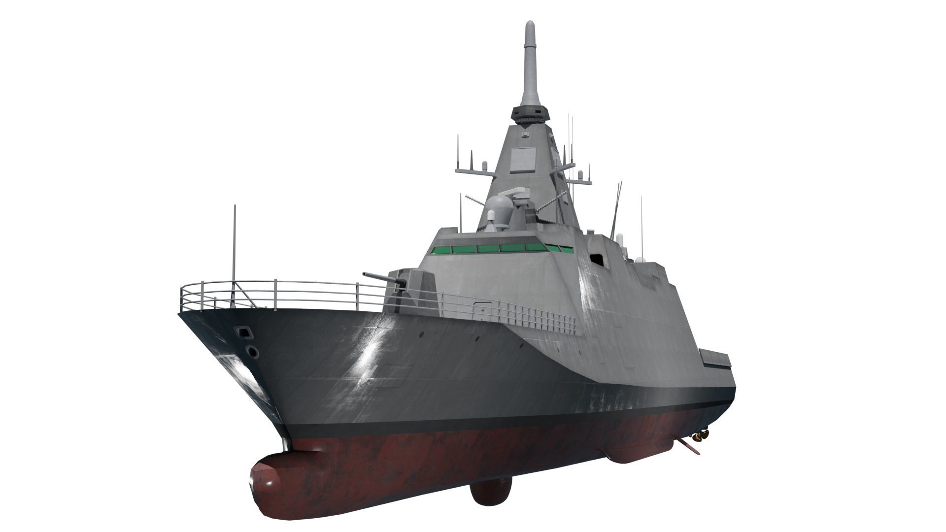 3D JMSDF Mogami Class Frigate - TurboSquid 2132641