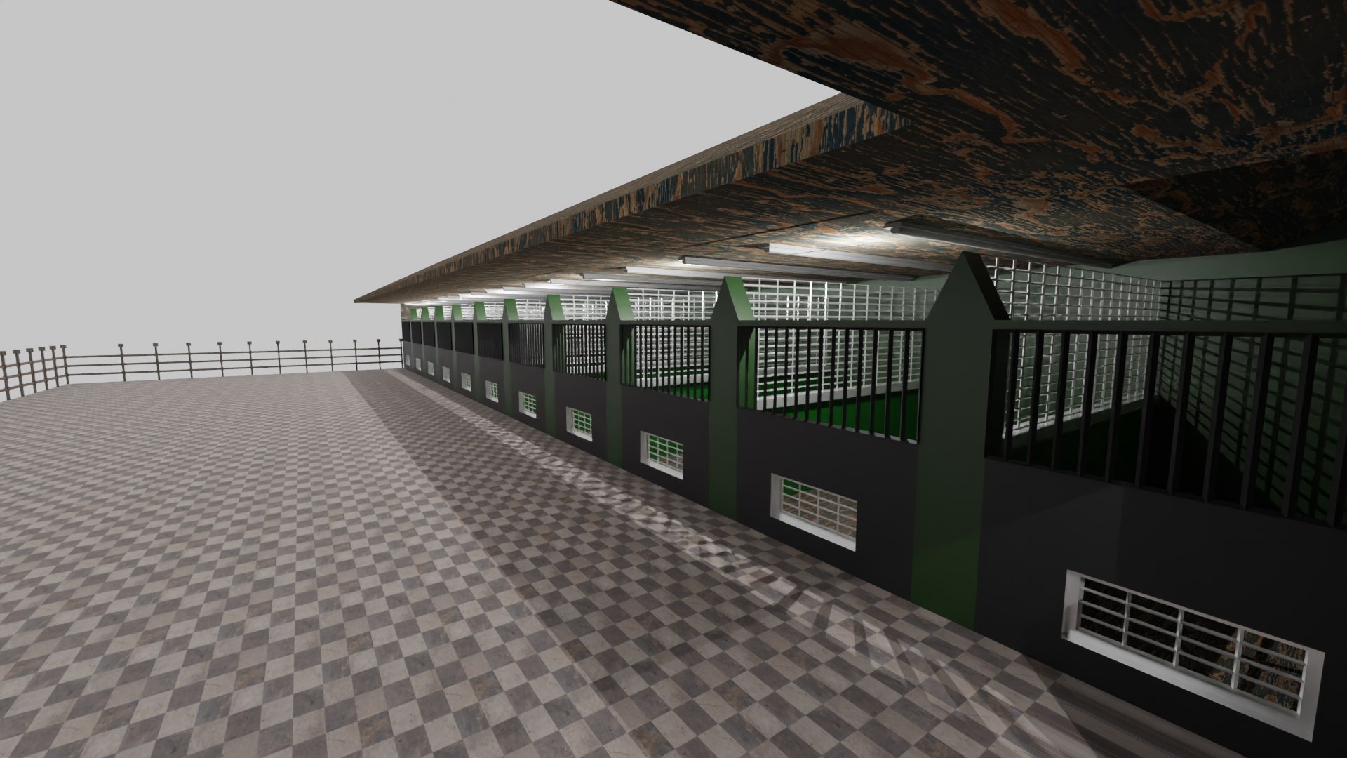 Horse Stable Model - TurboSquid 2159143