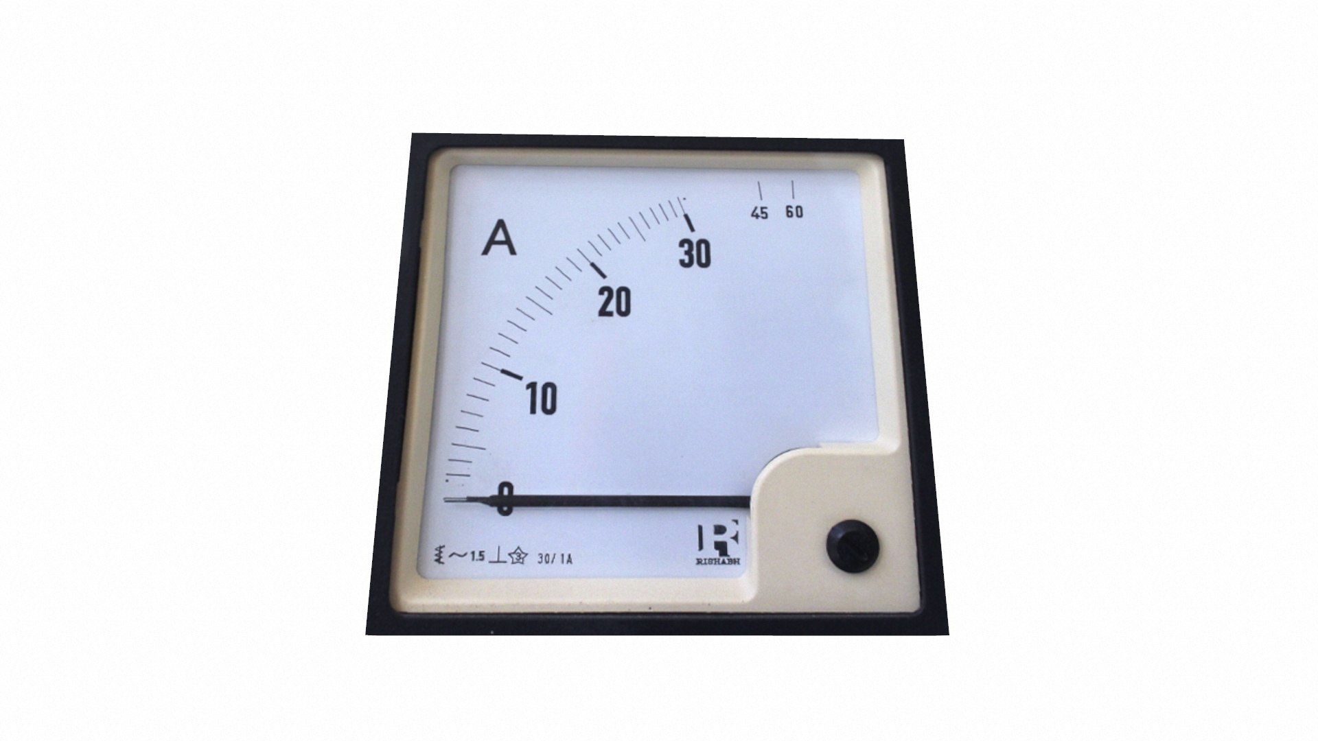3D Analog Panel Voltmeter - Ampere Meter Model - TurboSquid 2320425
