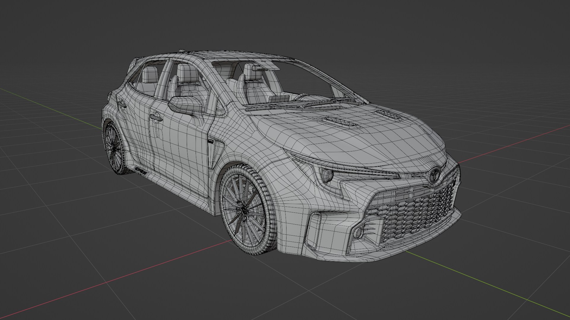 3D Model TOYOTA COROLLA GR CIRCUIT EDITION WHITE - TurboSquid 2343215