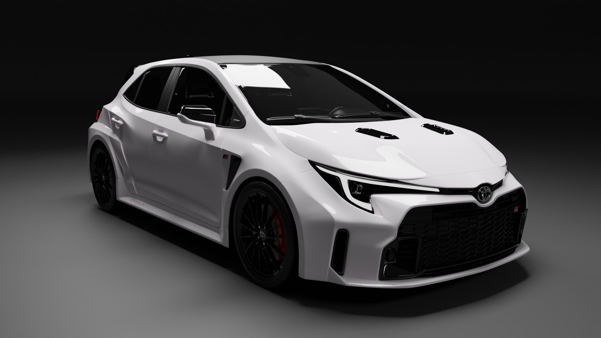 3D Model TOYOTA COROLLA GR CIRCUIT EDITION WHITE - TurboSquid 2343215